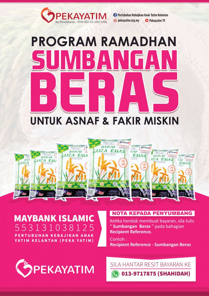 Program Ramadhan Sumbangan Beras - Donation Peka Yatim